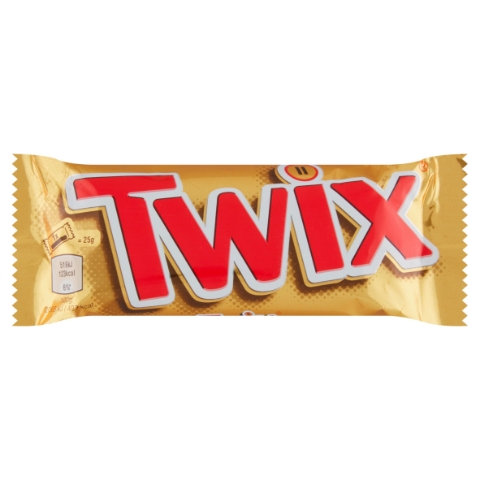Twix Sušenka s karamelem máčená v mléčné čokoládě 2 x 25g - TryIn