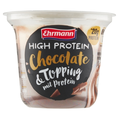 Ehrmann High Protein Chocolate & Topping with protein 200g - TryIn