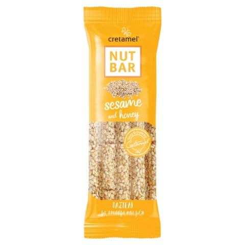 Cretamel Nut Bar Sesame and Honey 45g - TryIn